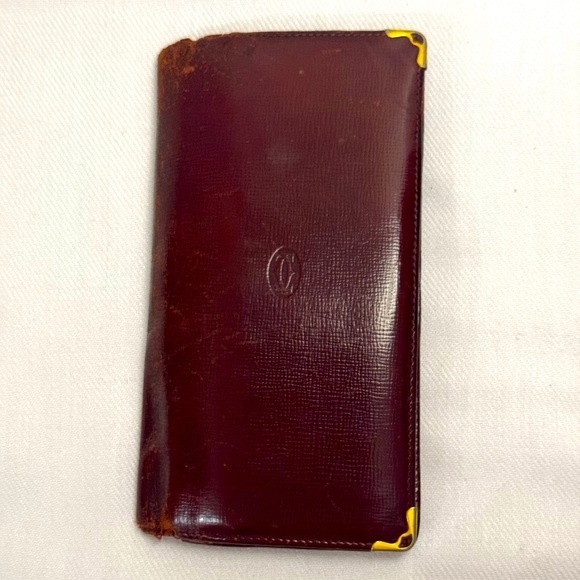 Cartier | Bags | Vintage Cartier Wallet With Original Certificate Of ...